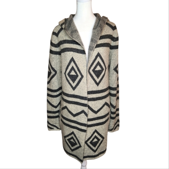 Toad&Co | Sweaters | Toadco 0 Lambswool Long Open Hooded Southwest ...